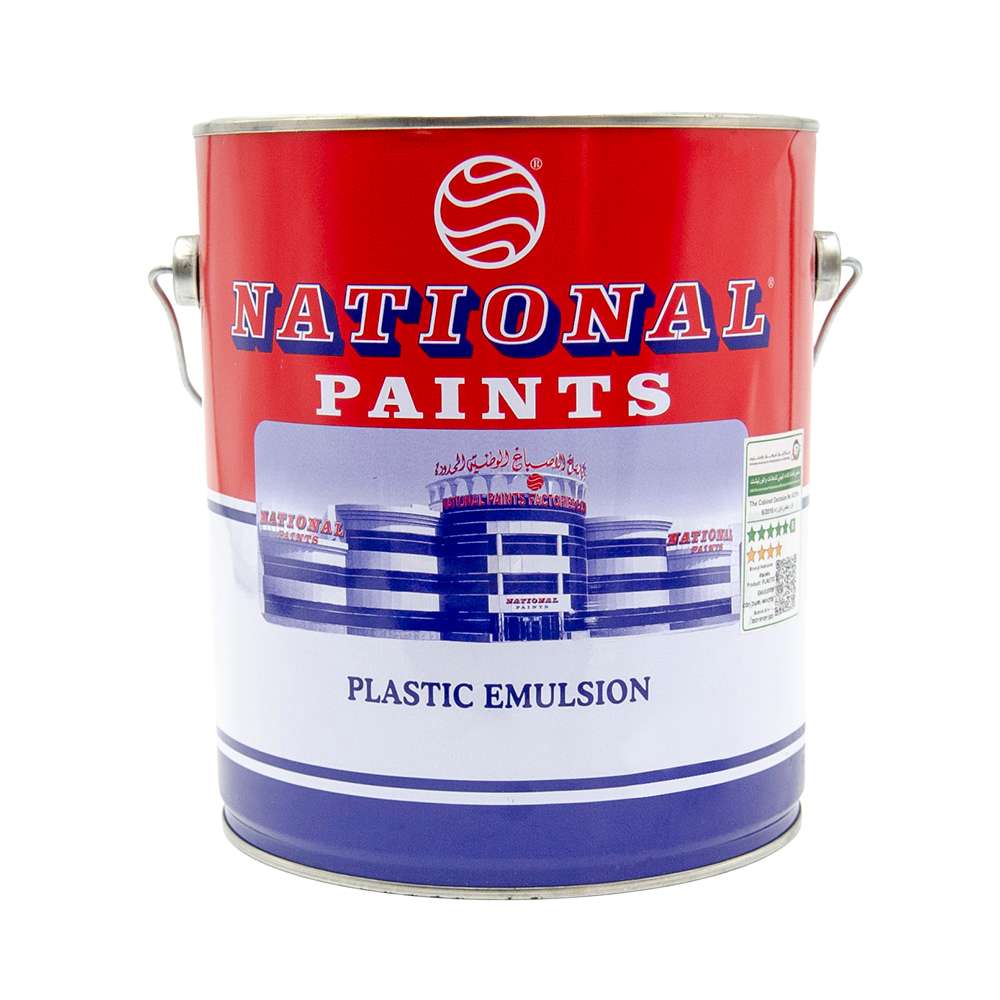 Buy National Paints 3.6 LTR, Plastic Emulsion for Interior & Exterior ...