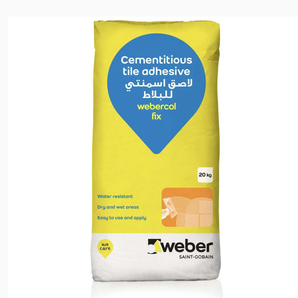Buy Sodamco 20Kg, Weber Tile Glue, Waterproof & Highly Adhesive - White ...