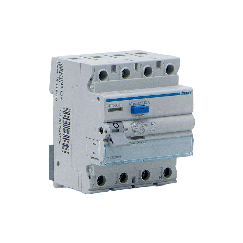 ELCB RCCB Hager 4-Pole 40A 100mA CEC441J — Bulls Hardware, 45% OFF ELCB RCCB Hager 4-Pole 40A 100mA CEC441J — Bulls Hardware, 45% OFF