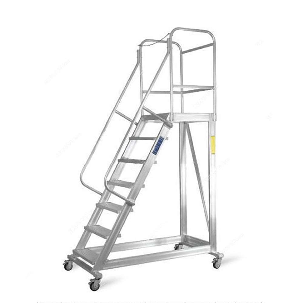 Topman Cantilever Staircase Ladder, CSAL13, Aluminium, 12+1 Steps, 250 ...