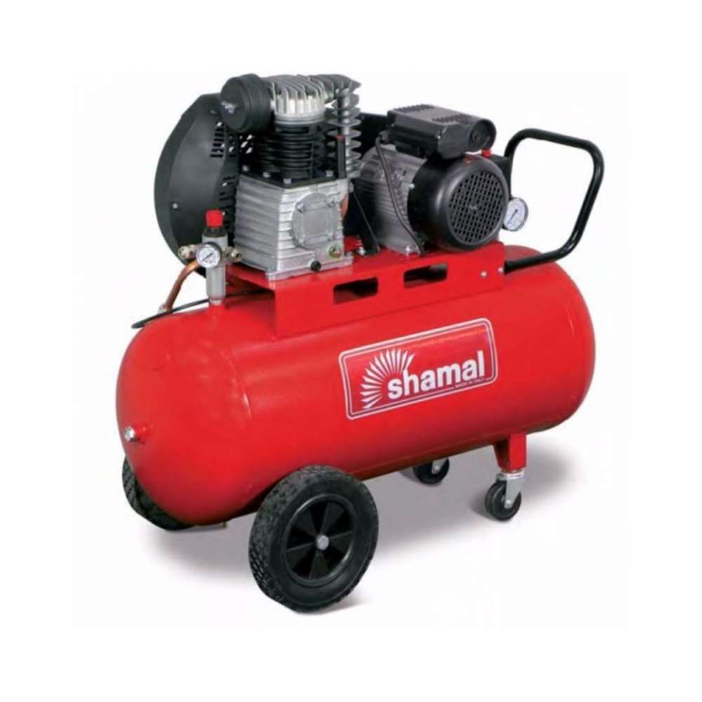 Shamal Air Compressor, SB28/150CM2, 10 Bar, 2 HP, Red