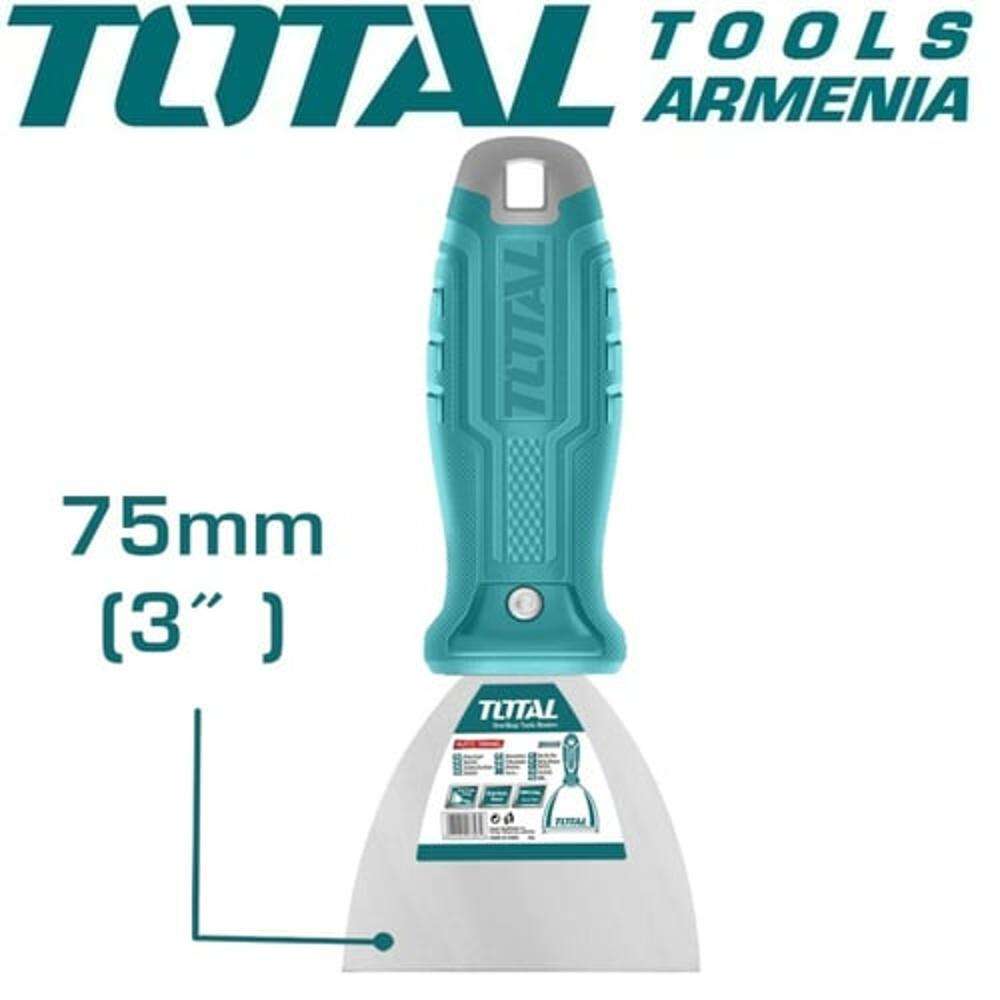 Buy Total THT837526 3 Inch Carbon Steel Putty Trowel Online UAE