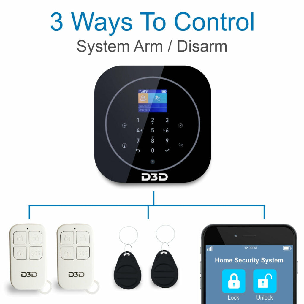 D3D-Home Security System | Motion Detection Sensors