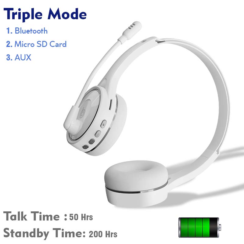 Bigpassport wireless headphones with a mic: get 10% off now.