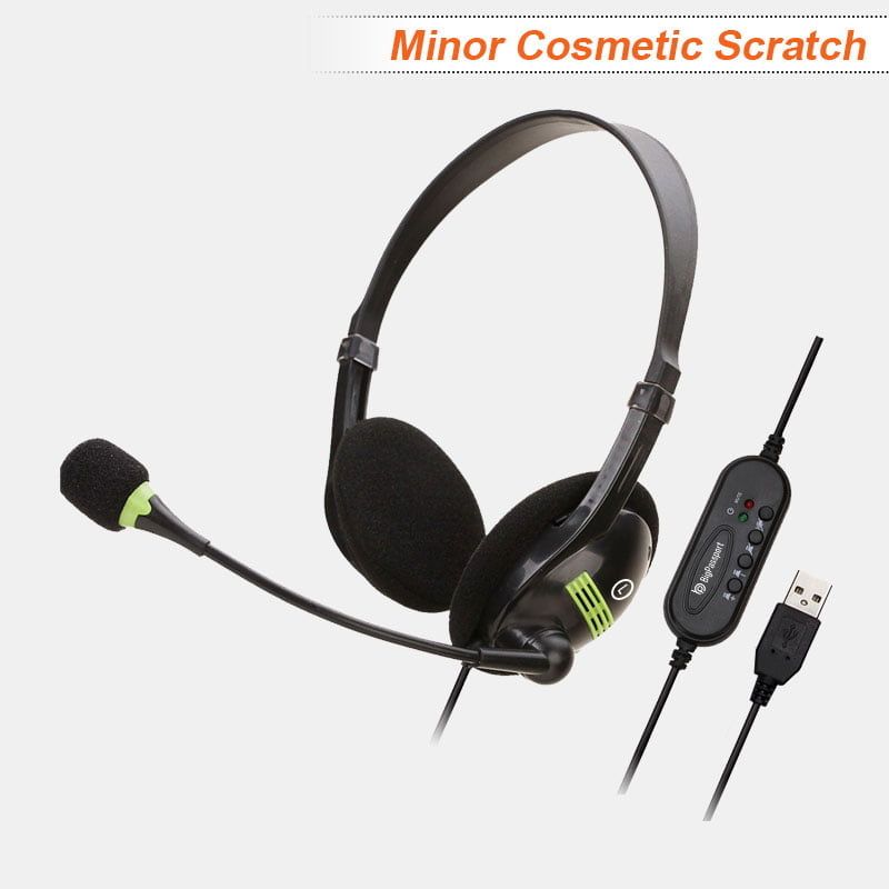 BigPassport Re-Furbish USB Headphone with Mic (Model: Pro-Tech 440 ...