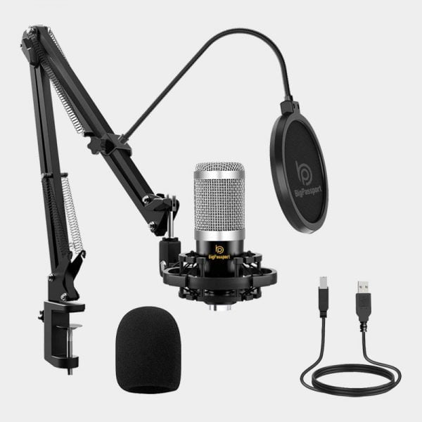 BigPassport Cardioid Microphone with Boom Arm (Pro-Sound_M800B) | HSN ...