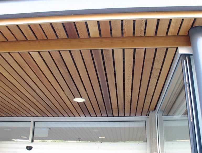 Simple Exterior Wooden Ceiling #3035 | House Decoration Ideas