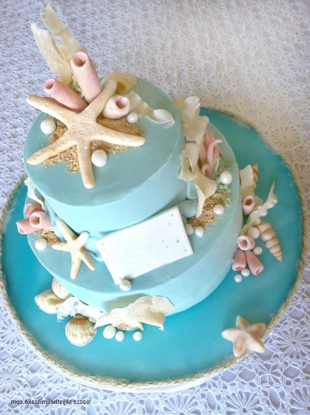 Wedding: Ideas of Scrumptious Seaside Wedding Cakes (#1 of 13 Photos)