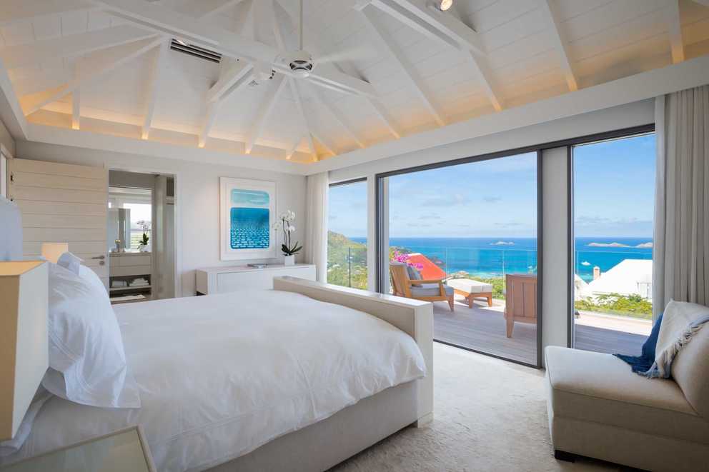 Bedroom With Crisp White Color Palette And Incomparable Ocean #50347 ...