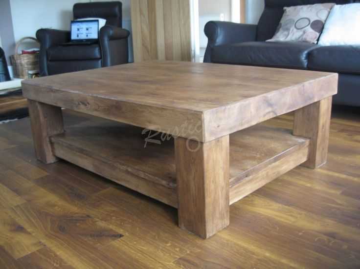 50 Photos Chunky Wood Coffee Tables | Coffee Table Ideas