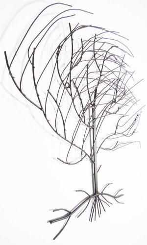 Wall Art: Windy Oak Tree Metal Wall Art (#1 of 20 Photos)