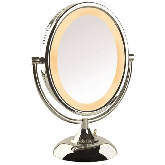 Mirror: Single-Sided Chrome Makeup Stand Mirrors (#13 of 15 Photos)