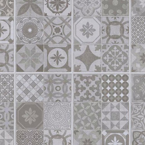 Pre Grouted Victorian Grey SPC Click Tile | Floor Depot