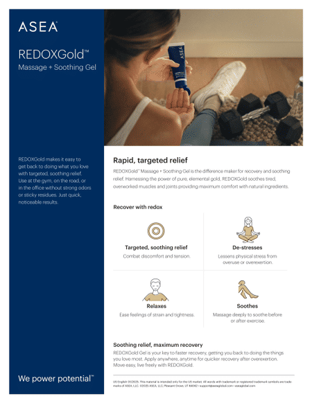 Redox Gold Info Flyer