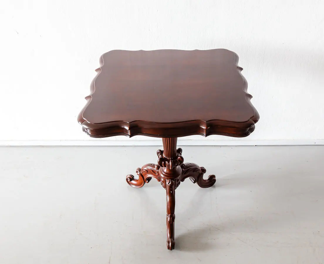 British Colonial Mahogany Occasional Table - The Past Perfect Collection