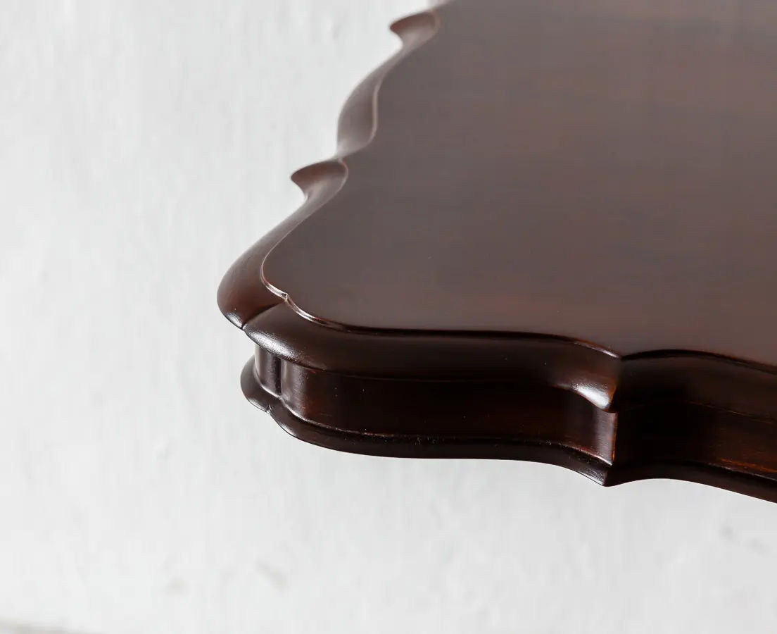 British Colonial Mahogany Occasional Table - The Past Perfect Collection