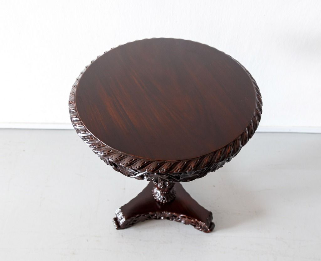 British Colonial Tilt Top Side Table - The Past Perfect Collection