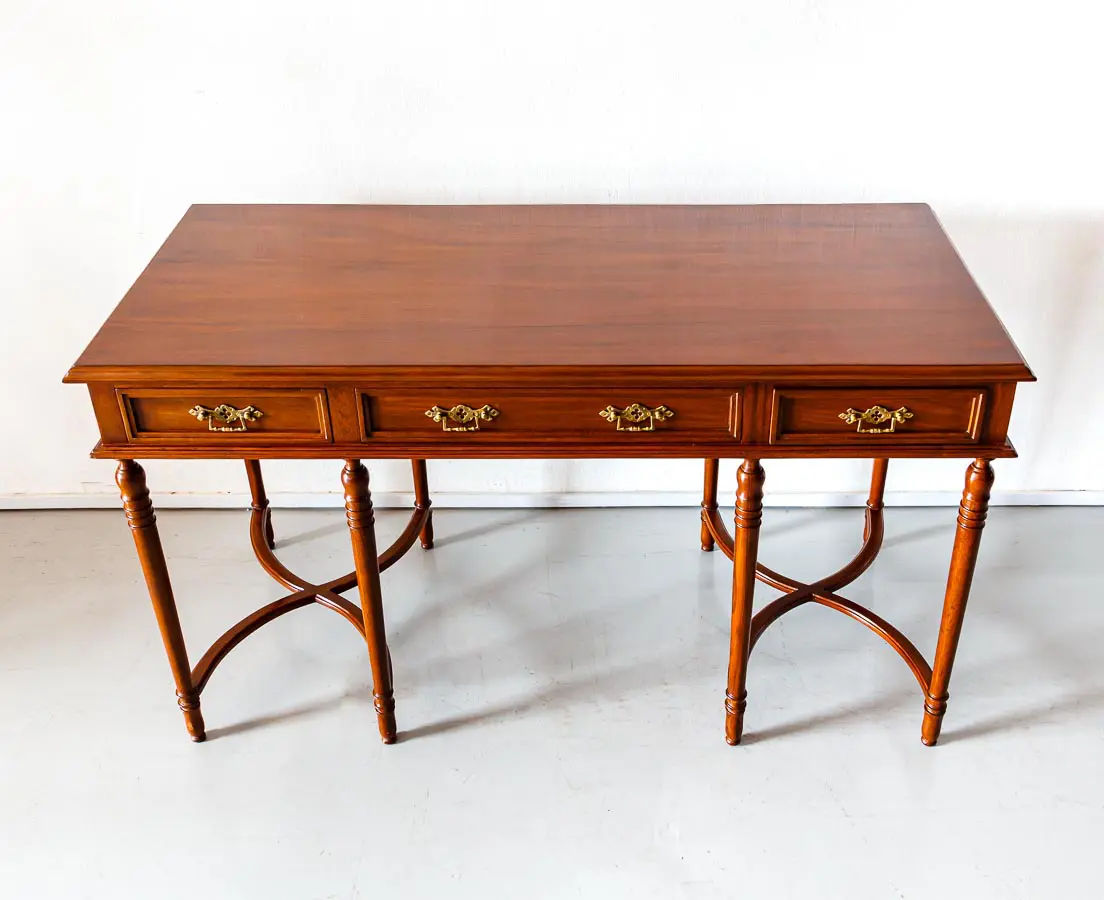 British Colonial Teakwood Console Table - The Past Perfect Collection