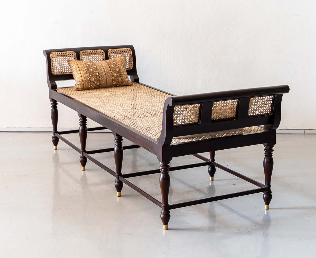 Antique British Colonial Daybed - The Past Perfect Collection