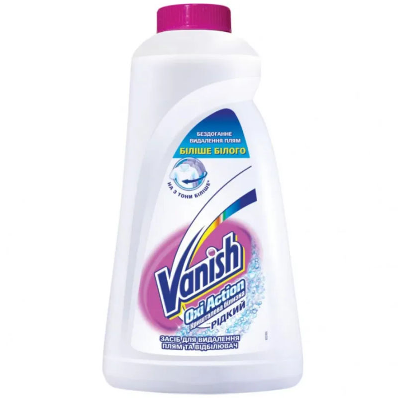 VANISH ვენიში თეთრი ქსოვ.ლაქის ამოს.სითხ.1ლ | ყოჩაღები - ბიზნესის