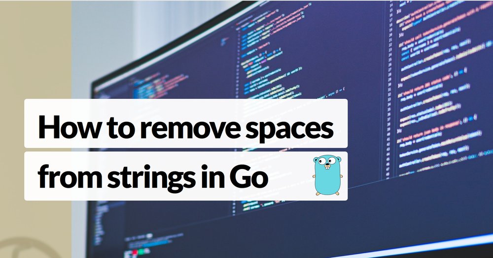 How To Remove Leading And Trailing Whitespace From Strings In Go