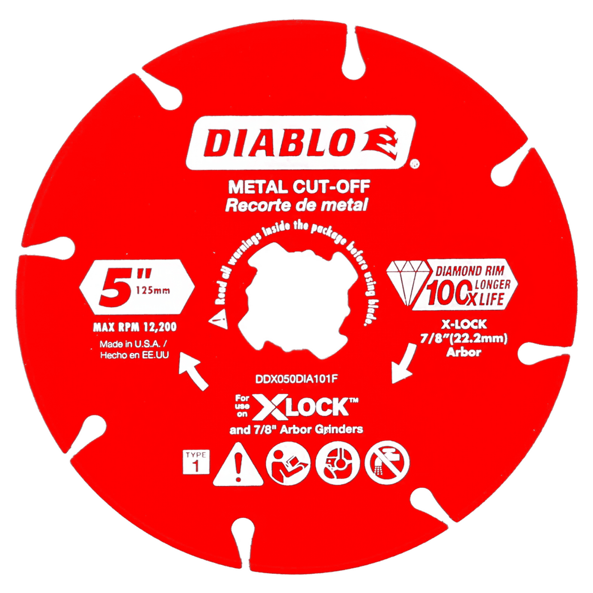 DDX050DIA101F | Cut-Off & Grinding Discs | Metal Cutting | Diamond ...