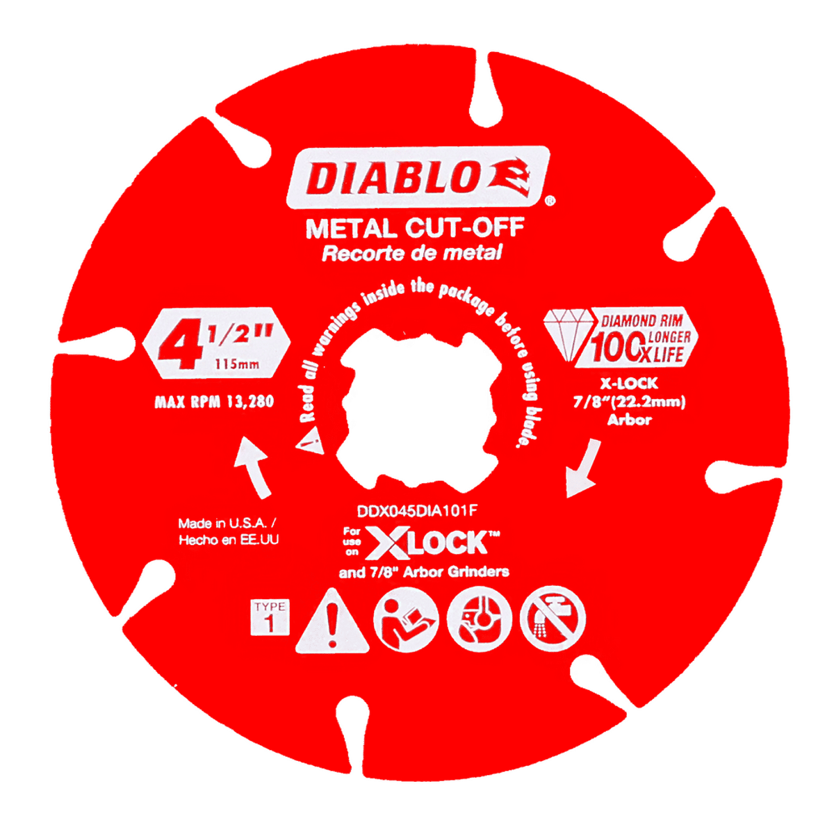 DDX045DIA101F | Cut-Off & Grinding Discs | Metal Cutting | Diamond ...