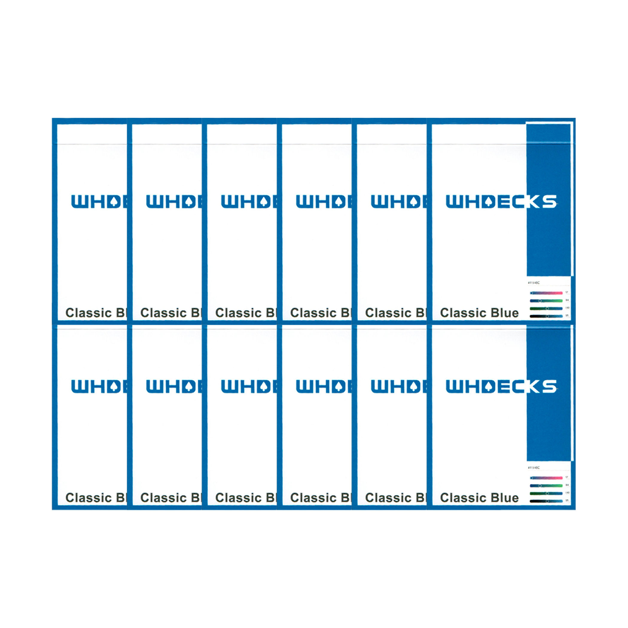 Playing Cards WH Classic Blue - 12 UN - WHDECKS