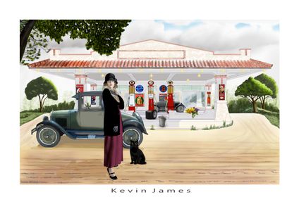 King Street 1925 Open Edition, by the artist Kevin James | Gallea
