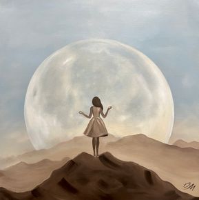 Moon rhapsody, by the artist Olga Muhortyh | Gallea