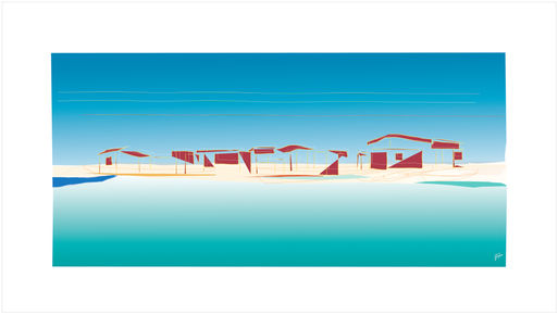 Blue Calm, by the artist John Raso | Gallea