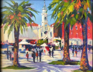 Split, Croatie, by the artist Julie Vanasse | Gallea