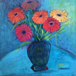 Covid Blues, by the artist Margo Godin | Gallea