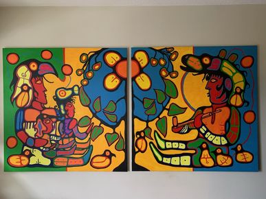 Child naming ceremony, by the artist Karl Burrows | Gallea