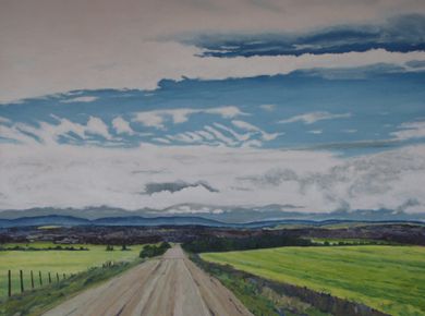 October Road, by the artist François Fournier | Gallea