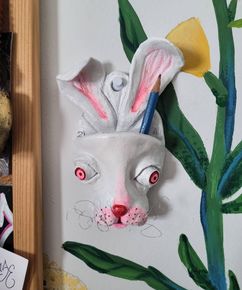 White Wabbit, by the artist Ania Dziewonski | Gallea