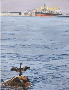 Two Worlds, One Earth, by the artist Mary Shapter | Gallea