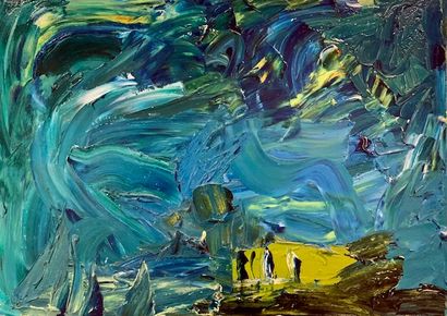 les 3 manchots, by the artist Daniel Trahan | Gallea