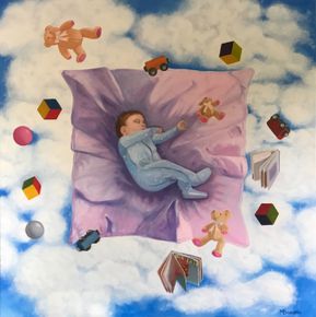 Doux rêve / sweet dream, by the artist Myriame Beaudoin | Gallea