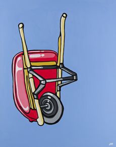 Wheelbarrow, by the artist Josie Van Ryn | Gallea