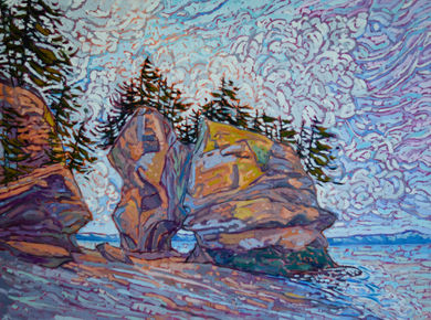 Giants on the Shore, by the artist The Grumpy Brush | Gallea