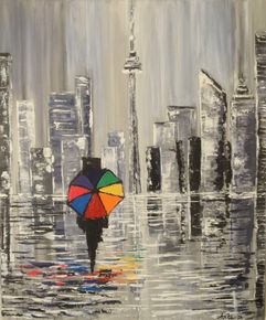 Toronto Abstract, by the artist Laura | Gallea