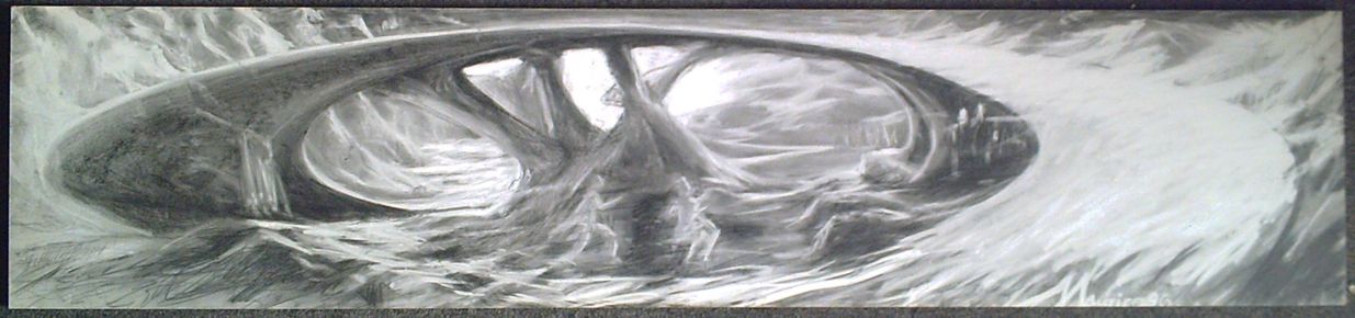 chemin, by the artist maurice | Gallea