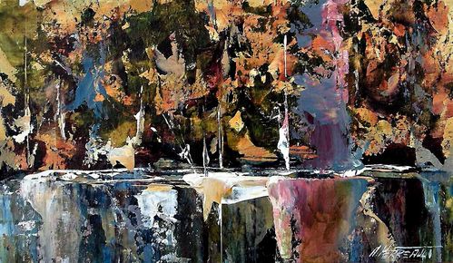 OCTOBER REFLECTIONS - Study, by the artist André Perreault | Gallea