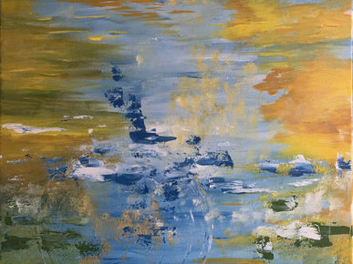 Ronds dans l'eau, by the artist Roy Hubler | Gallea