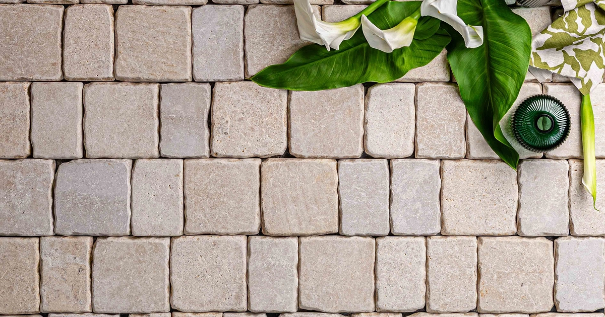 LE MANA Limestone Flooring - Calibrated - Aged | GatherCo