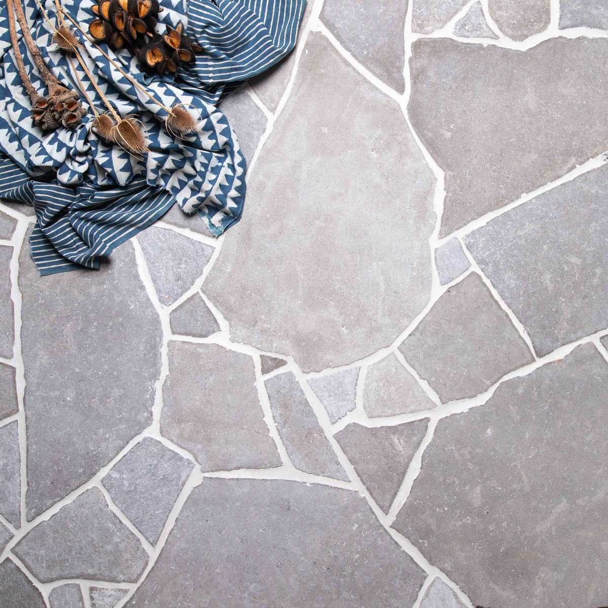 APIS Limestone - Crazy Paving - Brushed | Gather Co