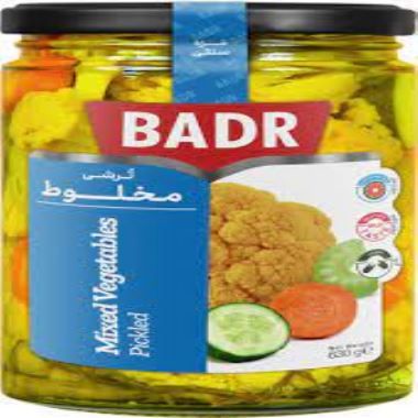 Badr mixed vegetables pickled 12*630 gr