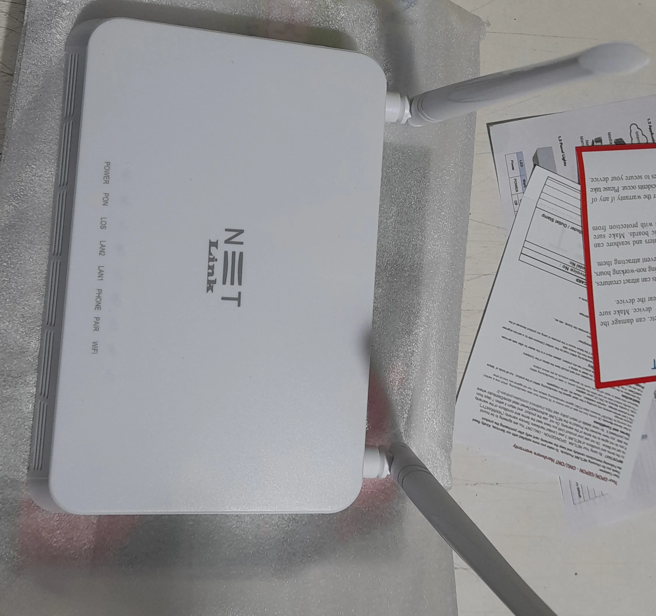 Netlink WiFi Modem Dual Antenna with Voice GPON/EPON (H