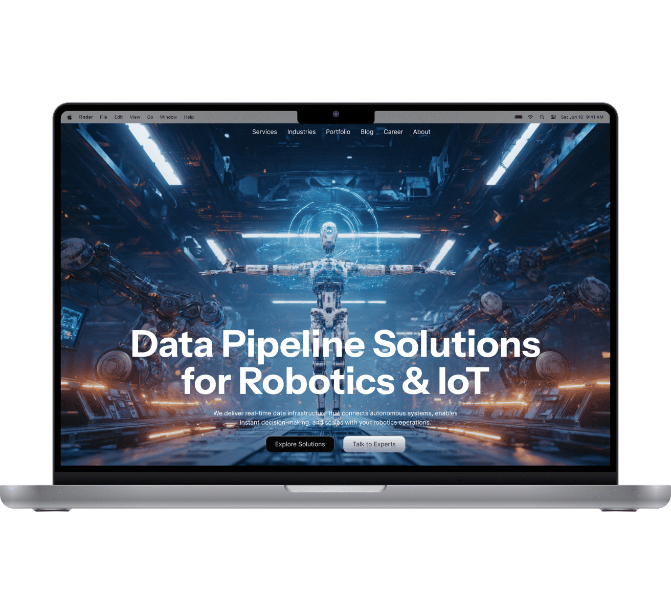 Data pipeline development for robotics operations